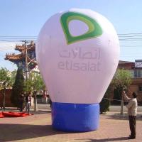 China rooftop hot air balloon shape Inflatable cold air balloon/ ground inflatable advertising balloon for sale for sale