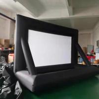 China Customized Outdoor Giant Inflatable ground 16X9Ft Inflatable screen for Play a movie for sale