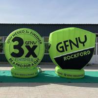 China large Custom made air sealed inflatable advertising tire for sale, inflatable tyre for advertising for sale