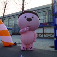 China Oxford Giant Inflatable Teddy Bear Mascot Costume Customized for sale