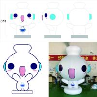 China Giant Inflatable Sports Mascots Advertising 3D Cartoon Oxford Material for sale