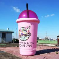 China Advertising Custom Giant Inflatable Bottle Size 3m For Weddings for sale