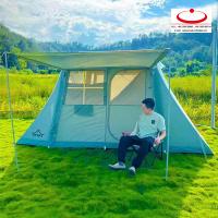 China Best Price 8 Persons Large Waterproof Air Pneumatic Tent Outdoor Inflatable Lawn Arabic Camping Tent For Sale for sale