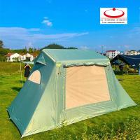 China Best Price 8 Persons Large Waterproof Air Pneumatic Tent Outdoor Inflatable Lawn Arabic Camping Tent For Sale for sale