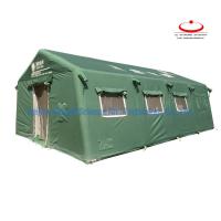 China OEM/ODM Large Convenient High Quality Outdoor Camping Green Inflatable Tent Relief Waterproof Oxford Tent for sale