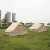 China 2023 Custom 2-3 Persons Family Camping Tent Waterproof Inflatable House Air Outdoor Inflatable Camping House Tent for sale