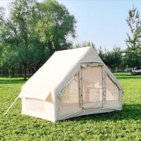 China 2023 Custom 2-3 Persons Family Camping Tent Waterproof Inflatable House Air Outdoor Inflatable Camping House Tent for sale