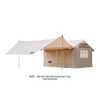 China Outdoor Inflatable Family Gathering 5-8 People Waterproof Oxford Camping Tent for Picnics and Hiking for sale