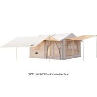 China Outdoor Inflatable Family Gathering 5-8 People Waterproof Oxford Camping Tent for Picnics and Hiking for sale