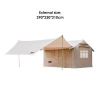 China Outdoor Inflatable Family Gathering 5-8 People Waterproof Oxford Camping Tent for Picnics and Hiking for sale