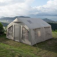 China Custom Outdoor Inflatable House Air Tent Household Family Two-Room Waterproof Inflatable Camping Tent for Sale for sale