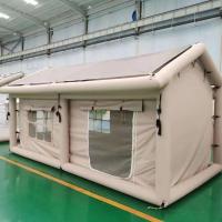 China Custom Outdoor Inflatable House Air Tent Household Family Two-Room Waterproof Inflatable Camping Tent for Sale for sale