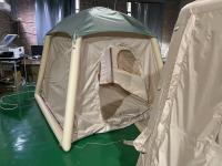 China High quality portable folding waterproof double-layer air conditioner inflatable house tent for outdoor camping and travel for sale