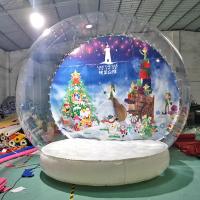 China Transparent Inflatable Bubble Tent 100% PVC Bubble House With Blower for sale