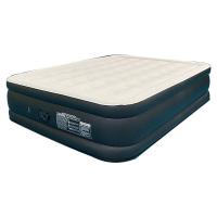 China hot selling portable PVC Flocking Double Layer Air Bed Inflatable Air Mattresses for sale