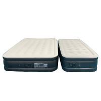 China hot selling portable PVC Flocking Double Layer Air Bed Inflatable Air Mattresses for sale