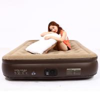 China hot selling Blow Up Air Bed Soft Plush Flocking Mattress Durable Automatic Electric Inflation air mattress for sale