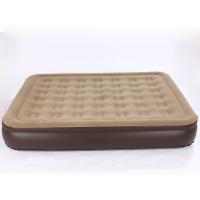 China hot selling Blow Up Air Bed Soft Plush Flocking Mattress Durable Automatic Electric Inflation air mattress for sale