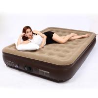 China hot selling Blow Up Air Bed Soft Plush Flocking Mattress Durable Automatic Electric Inflation air mattress for sale