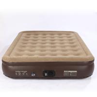 China hot selling Blow Up Air Bed Soft Plush Flocking Mattress Durable Automatic Electric Inflation air mattress for sale