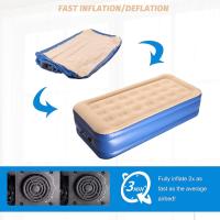 China Amazing Blow Up Air Bed Automatic Electric Inflatable Bed For Sleeping for sale