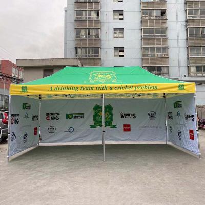 China 20 ft Outdoor Aluminum Hexagonal Up Tent Pop Up Canopy, Folding Gazebo Tent 3X3M,3X6M size for sale