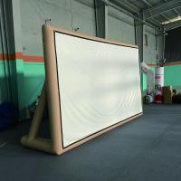 China Wholesale Customized Size Outdoor Movie Screen Rear Projection Outdoor Inflatable Movie Screen for sale