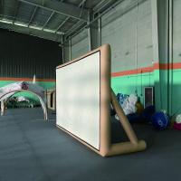 China Wholesale Customized Size Outdoor Movie Screen Rear Projection Outdoor Inflatable Movie Screen for sale