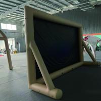 China Wholesale Customized Size Outdoor Movie Screen Rear Projection Outdoor Inflatable Movie Screen for sale