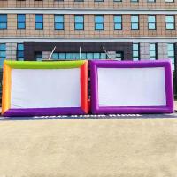 China Outdoor Inflatable Movie Screen Wholesale Customized Size Outdoor Movie Screen Rear Projection for sale