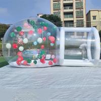 China Christmas Theme Outdoor Bubble Tent Transparent Bubble Dome Tent for sale