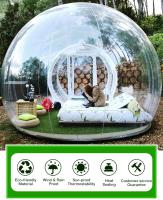 China Transparent Inflatable Bubble Tent Bubble House 5m With Blower for sale