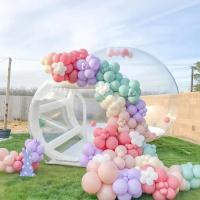 China Transparent Inflatable Bubble Tent Bubble House 5m With Blower for sale