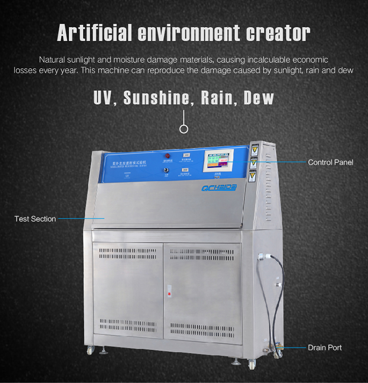 uv aging test chamber
