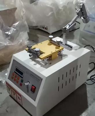 China ISO 20344 7.3  Footwear Testing Equipment IULTCS Leather Rubbing Fastness Tester for sale