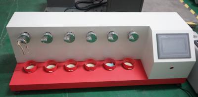 China QB/T 1472 Footwear Testing Equipment With 6 Stations Intersole Fibreboard Zigzag Tester for sale
