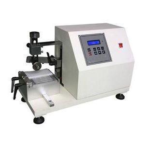 China ISO20344.6.1 Textile Testing Equipment Single Phase Glove Cut Resistance Tester 35 Degree Angle for sale