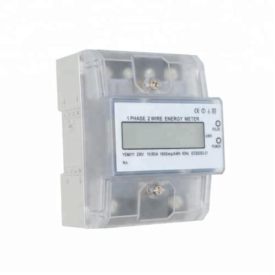 China Single Phase Din Rail Digital Energy Meter Smart Electric Meters for sale