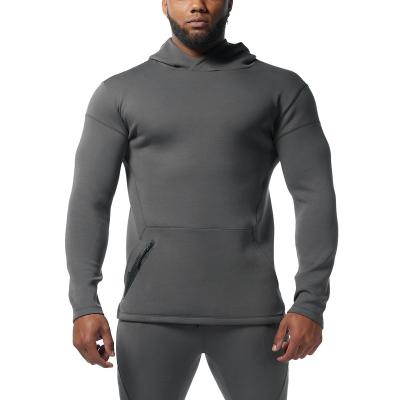 China Factory Custom Logo Cotton Long Sleeve Zipper Design Pullover Hoodie for Men Sportswear for sale