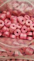 China Coreless Embroidery Bobbin Thread 1.2L 75D / 2 128 Length White Color for sale