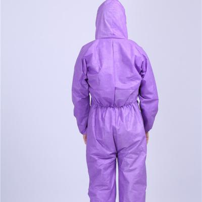 China Dust Make Sewing Waterproof Disposable SMS Coverall Taped Personal Protective Coveralls High Quality And Resistant Hot Selling for sale