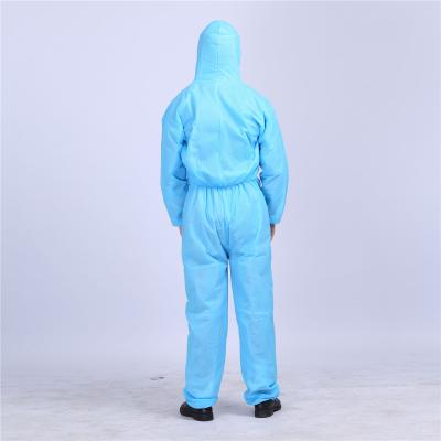China Dust Proof SMS Disposable Nonwoven Protective Coveralls Cultivating Paint Cuff Waist Chemical Resistant Workwear for sale