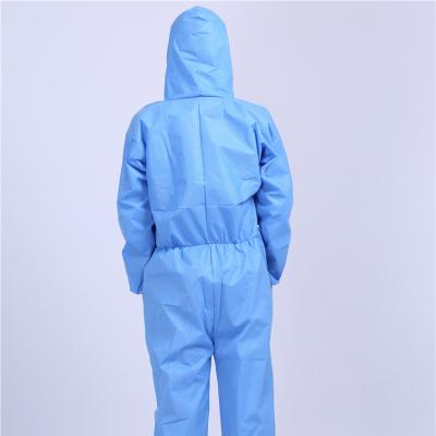 China Dust Proof Disposable SMS Protective Coverall Material PPE Wear For Personal Protective Equipment Breathable And Waterproof for sale