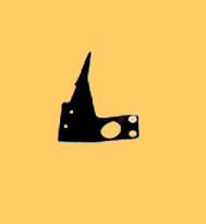 China TOYOTA AIR JET LOOM PARTS,GUIDE, UNDER BLADE,JC352-12199-M,J1308-03010-00 for sale