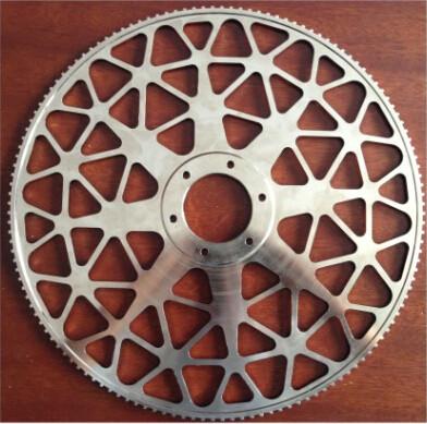 China METAL DRIVE WHEEL 2558276 FOR VAMATEXT RAPIER LOOM LENORDO T=123 for sale