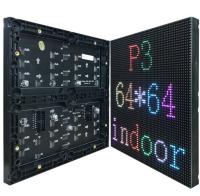 China Full Color LED Matrix Module 192x192mm 64x64pixel P3 Indoor SMD2121 LED Display Screen for sale