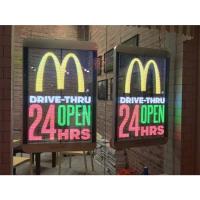 China Lightweight High Resolution Transparent Glass LED Screen Wide Viewing Angle for sale