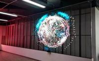 China 75% Transparent Glass LED Screen with Long Service Life for sale