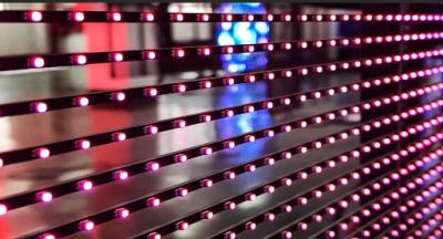 China Easy Maintenance 75% Transparent Glass LED Screen with Long Service Life for sale
