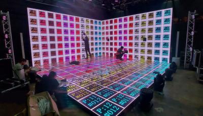 China Customized Sizes LED Dance Floor IP65 Lightweight With 1 Year Warranty for sale